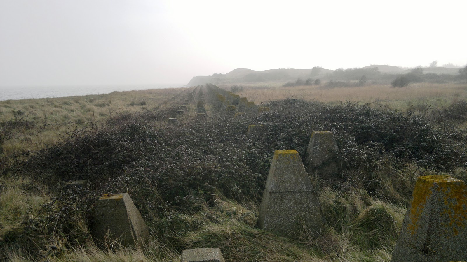 Notes from Kent's Hoo Peninsula: Isle of Grain, WW2 Anti-Tank Obstacles