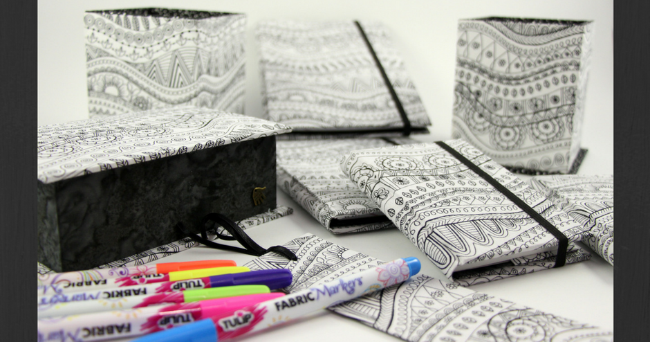 ColorWay Cartonnage: Coloring boxes, cases, bookmarks.....that's so FUN!!