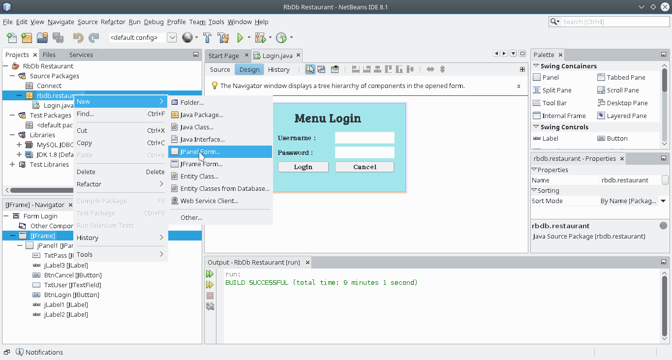 Java Swing Right Click Menu Decoration Examples