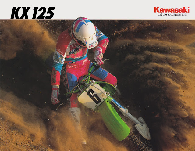 Racing Cafè: Vintage Brochures: Kawasaki KX 125 1991 (Usa)