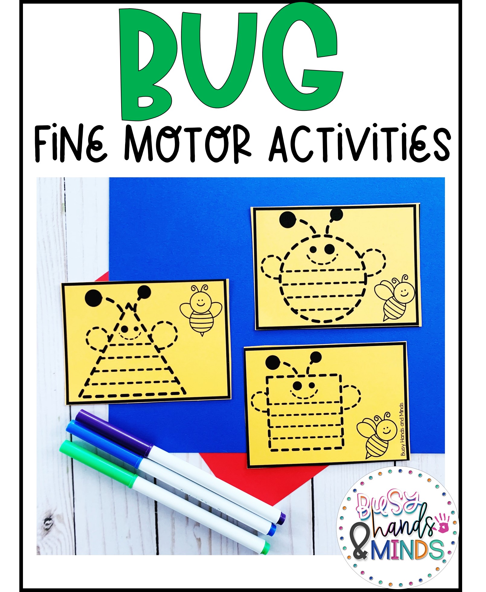 Bugs and Insects Fine Motor Activities | Busy Hands and Minds