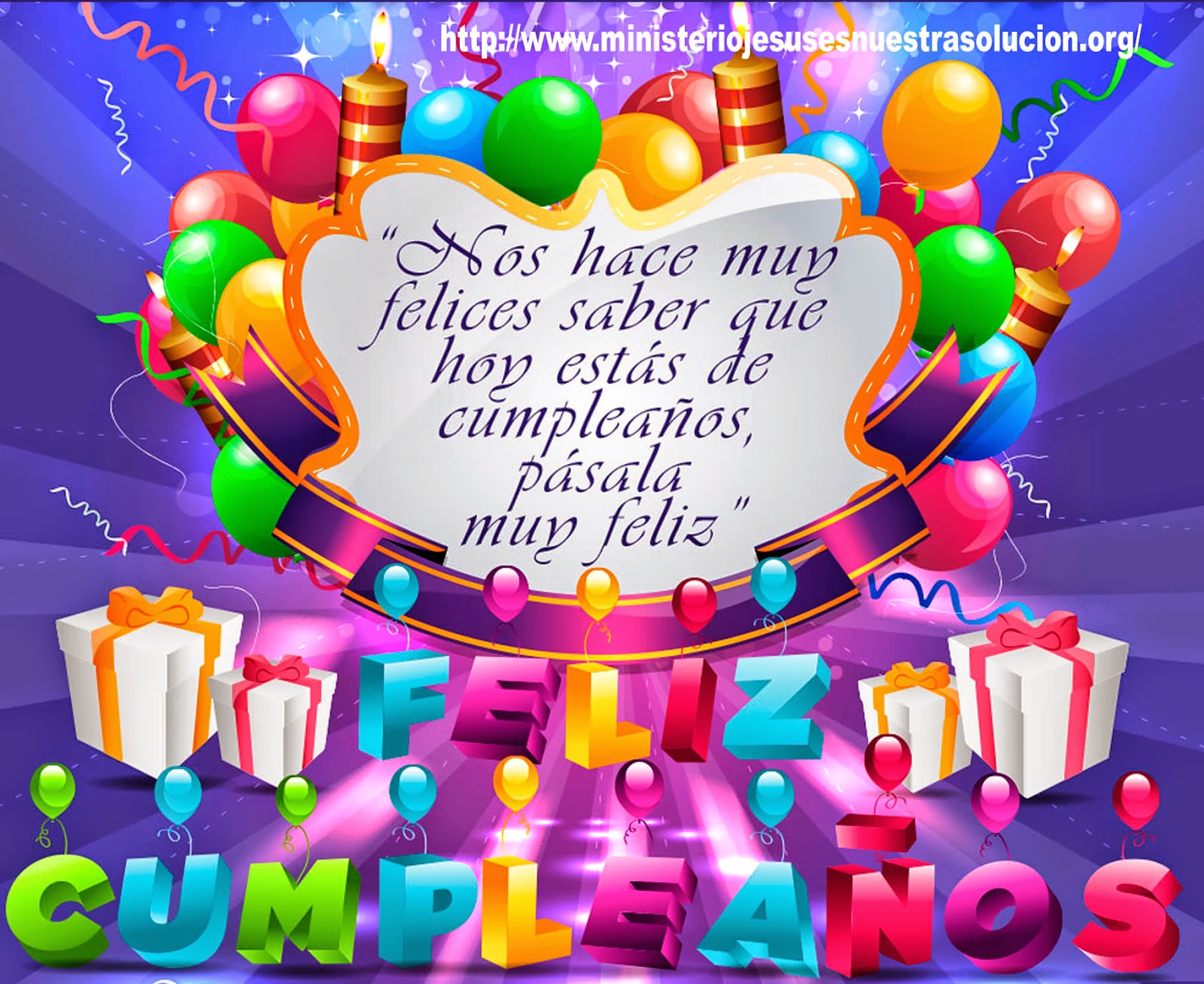 FELIZ CUMPLE - TARJETAS Y POSTALES CON MENSAJES Y FRASES CORTAS ...