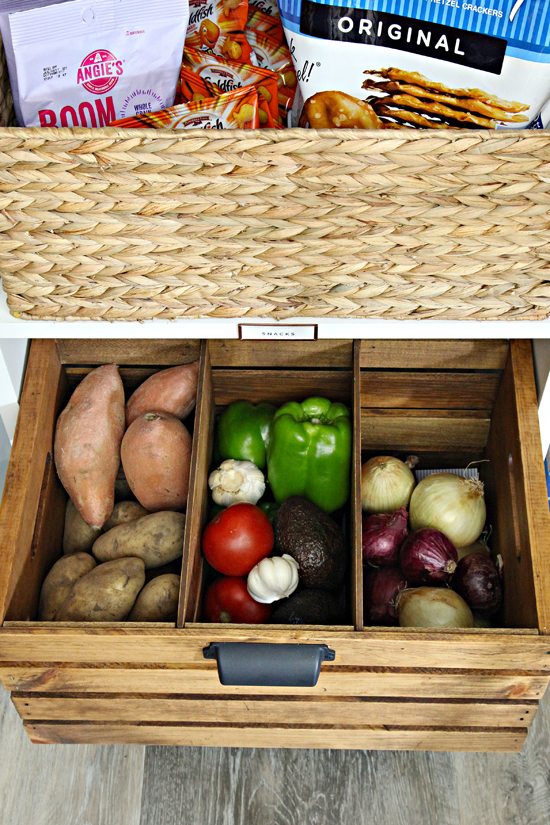 IHeart Organizing: Do It Yourself! A Great Divided Produce Crate