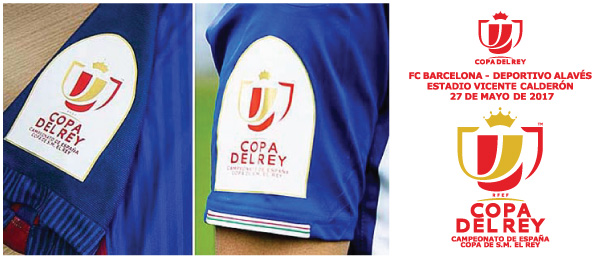 Football teams shirt and kits fan: Copa Del Rey 2017 Patch
