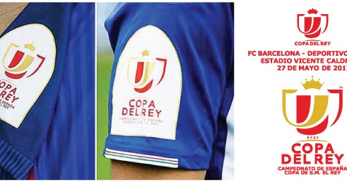 Football teams shirt and kits fan: Copa Del Rey 2017 Patch