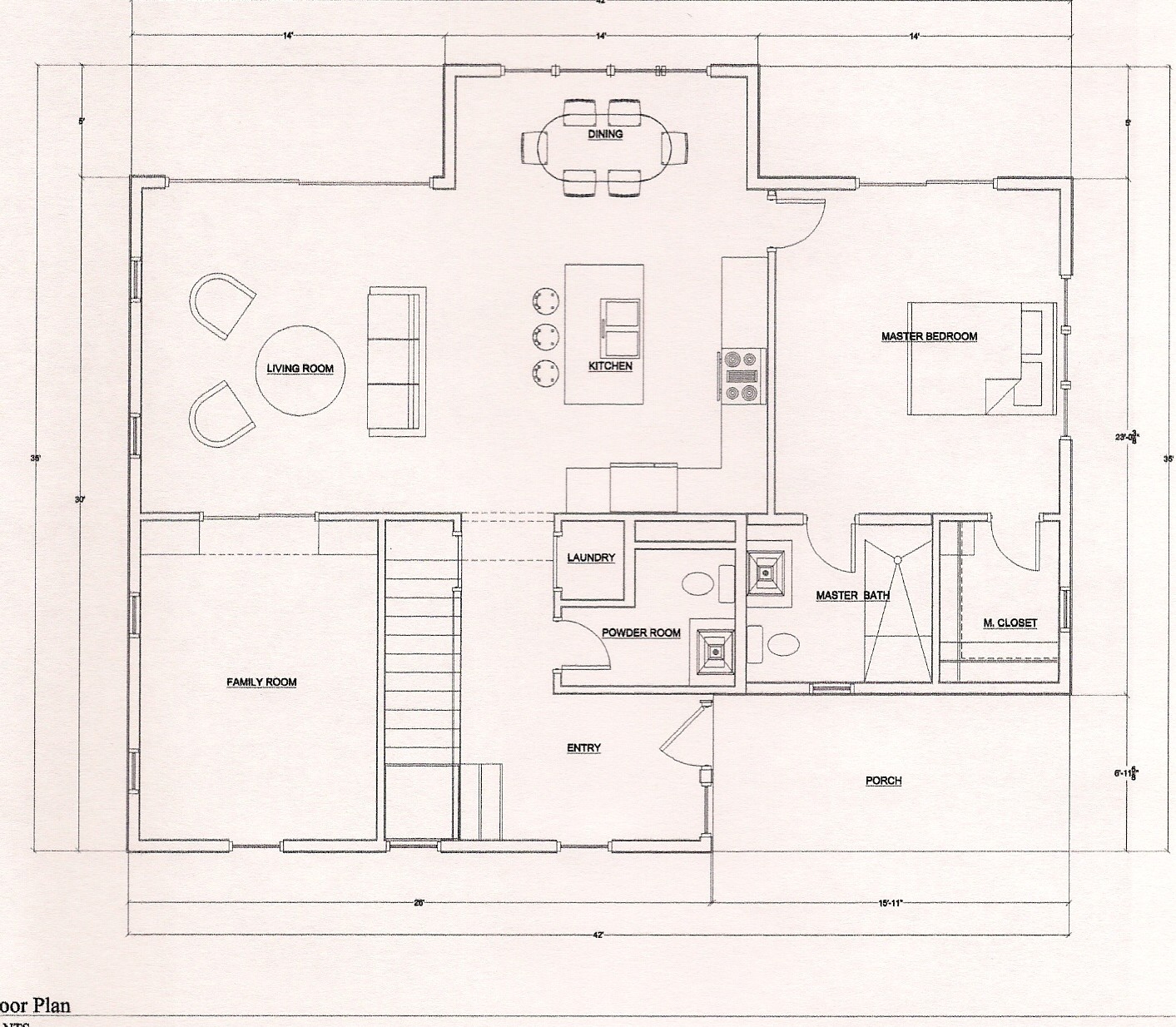 All This to Get a Water View: Preliminary Drawings for "The Cottage"
