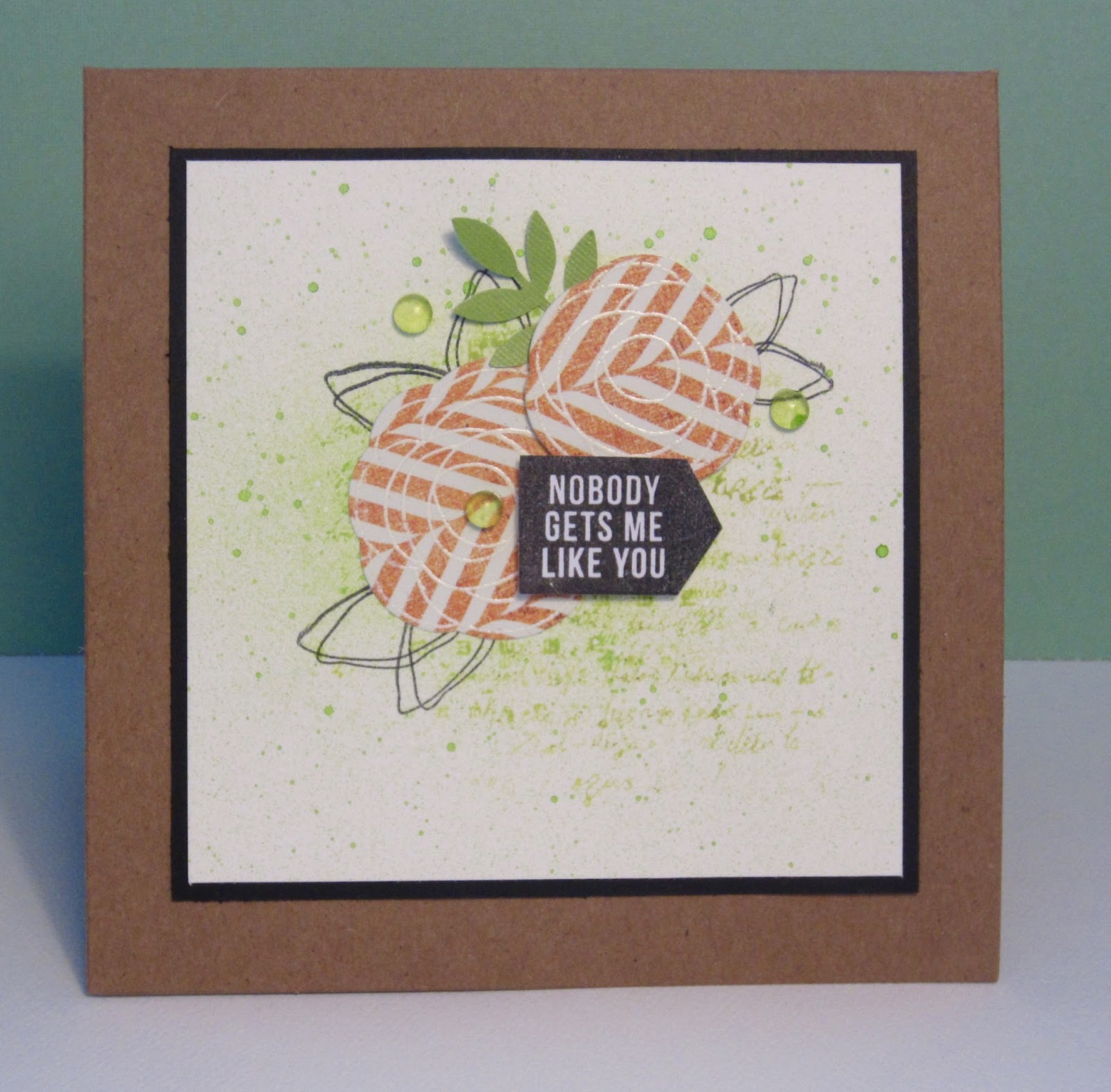 Nonni's Handmade Cards: Using Designer Paper CAS Style