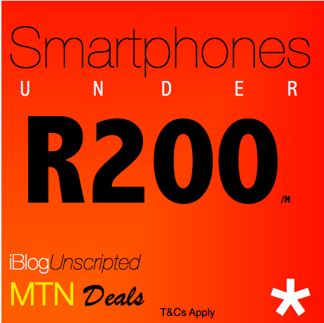 (Mid Range Smart phones) Under R200/month on an MTN 24 month contract ...