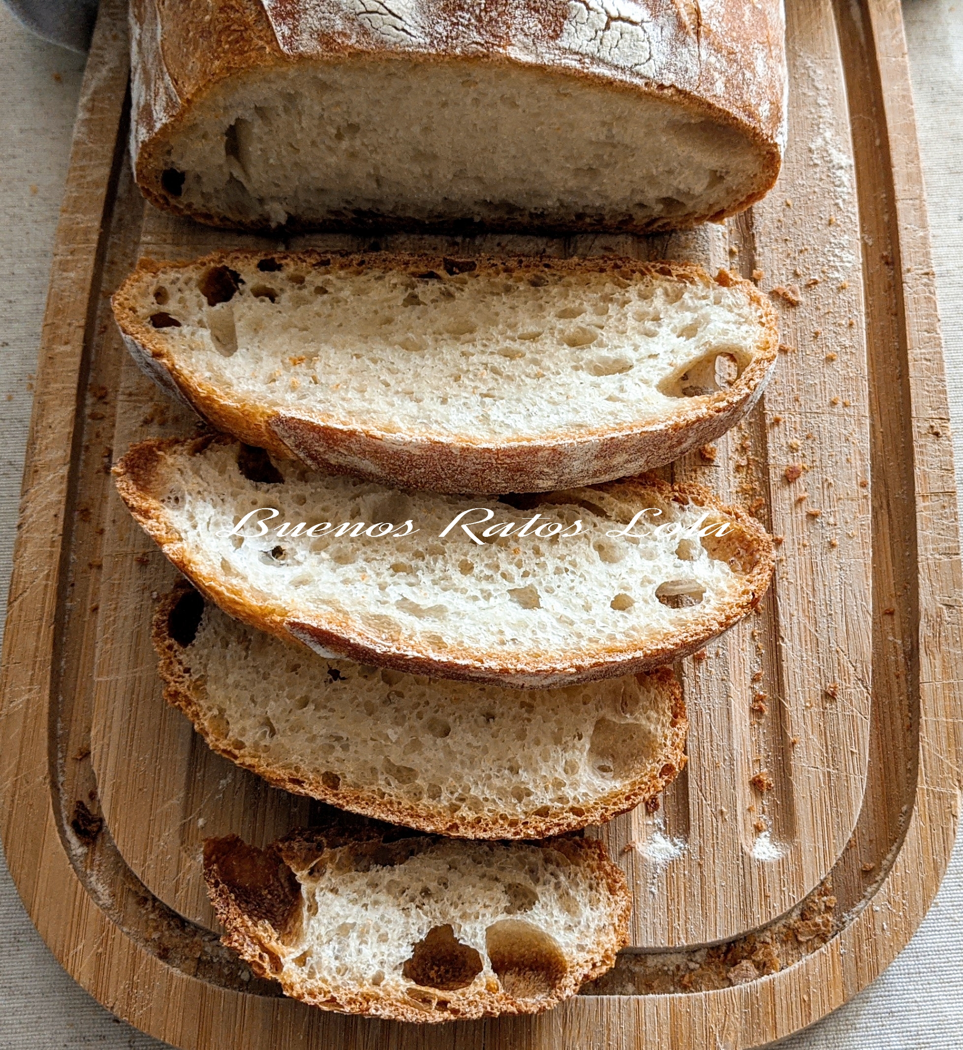 Panes con biga (fermento esta vez al 60% de hidratación) y ligero ...