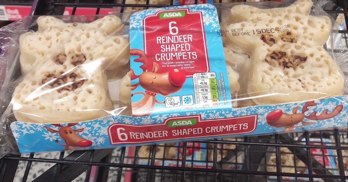 Supersupergirl's Food Reviews: ASDA Reindeer crumpets