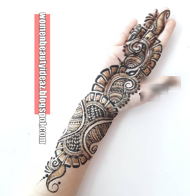 Stylish Arabic Mahandi Designs