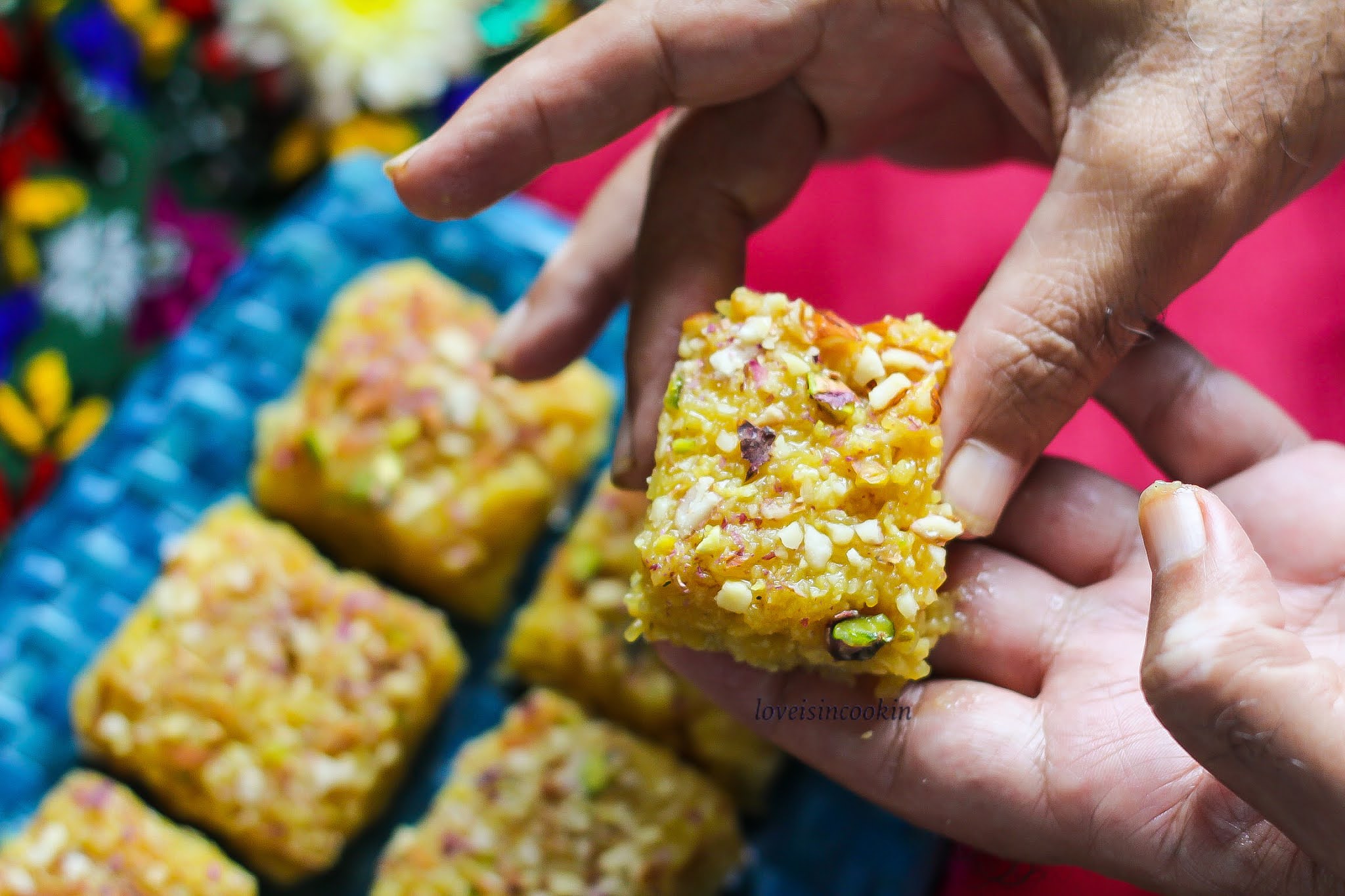 loveisincookin: SINGAR JI MITHAI (Sindhi SEV barfi ) - DIWALI SPECIAL