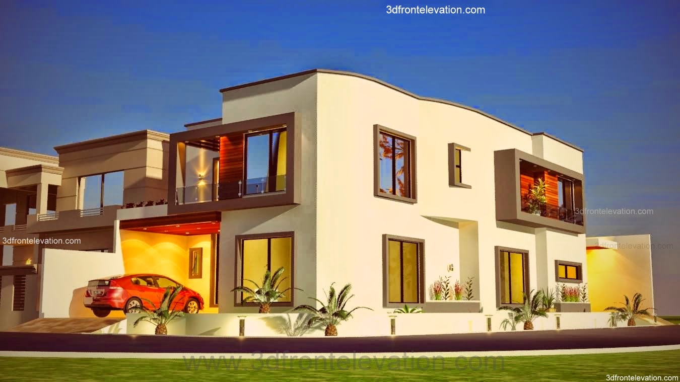 10 Marla Plot @ Modern Contemporary House Design in bahria town ...