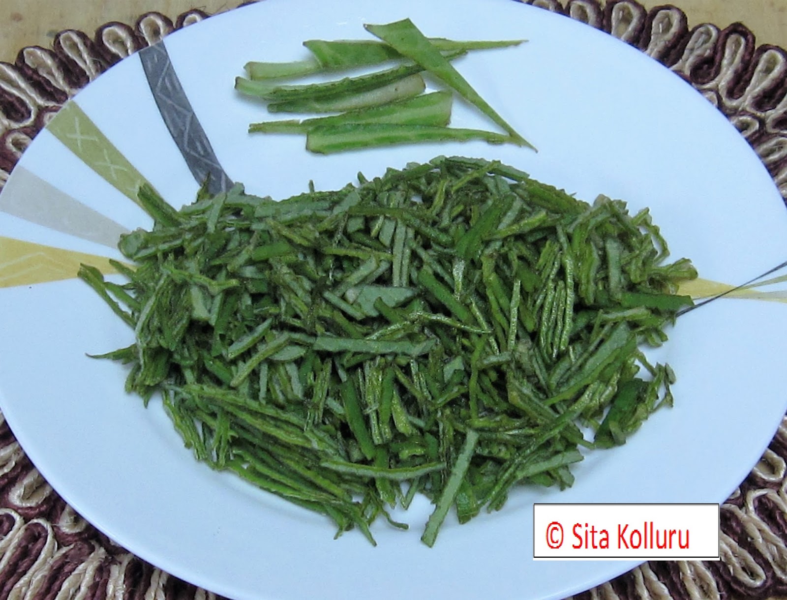 Sita's Ruchulu: Vaamu aku perugu pacchadi/Ajwain patta raita