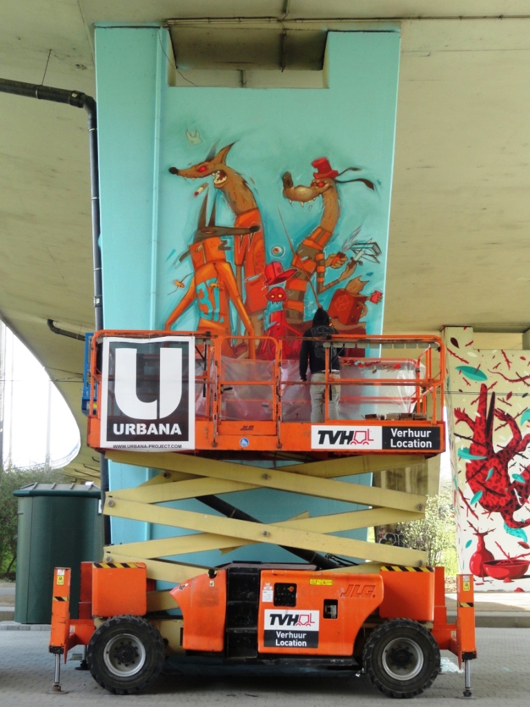 DERM X URBANA BRUSSELS Art on Train