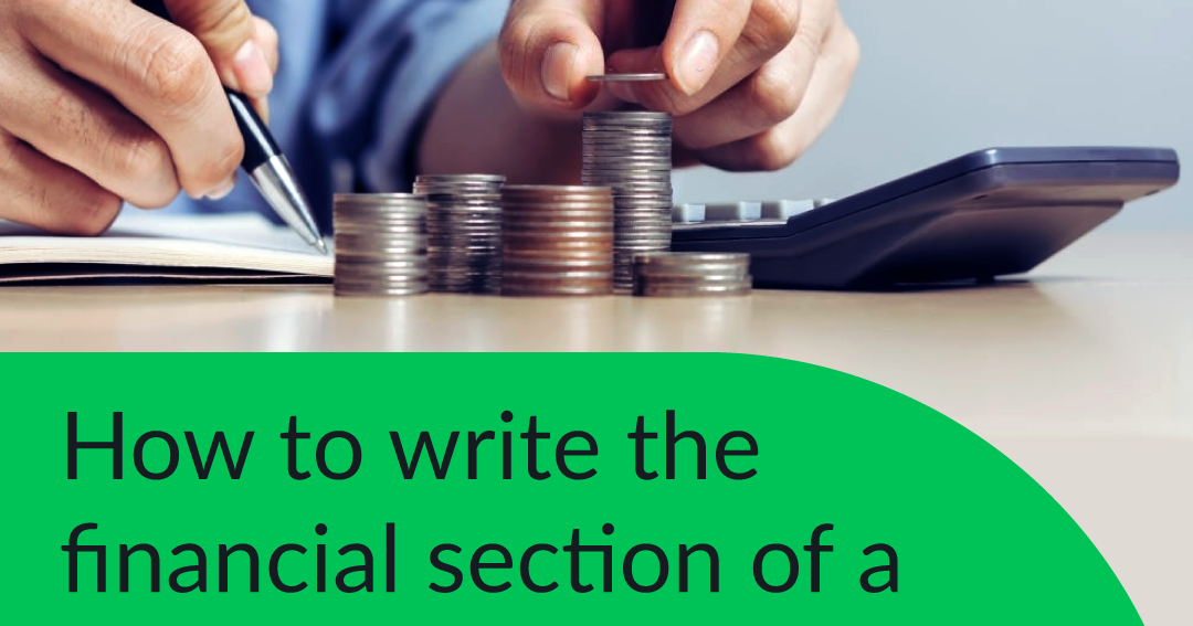 How To Write The Financial Section Of A Business Plan How To Write The Financial Section Of A Business Plan