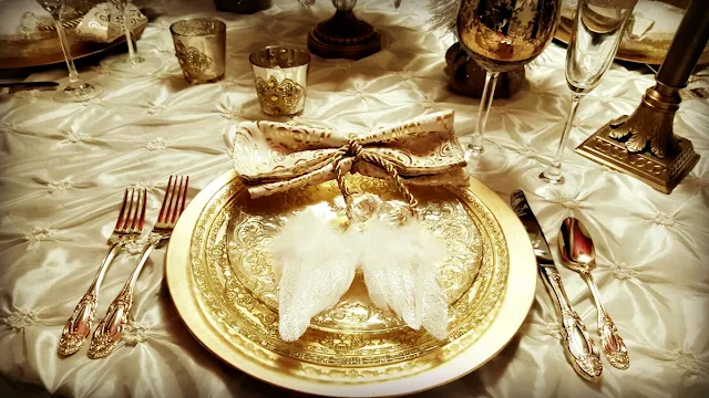 Embraced By Angels Tablescape | Life and Linda
