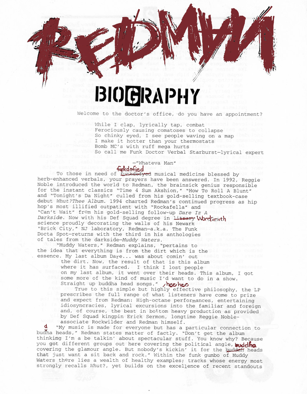 Redman muddy waters 2 mixtape review - psawerooms