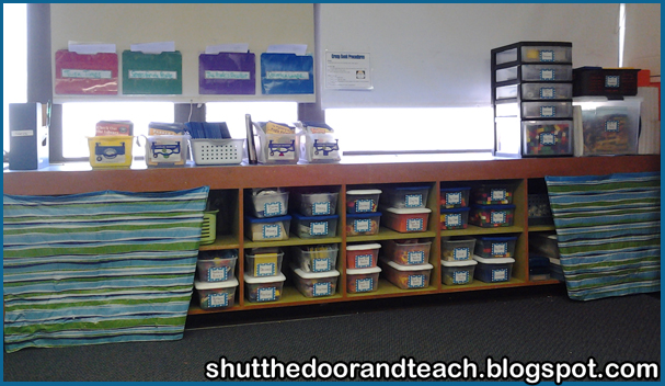 Shut the Door and Teach: Math Manipulatives Shelf Organization Update
