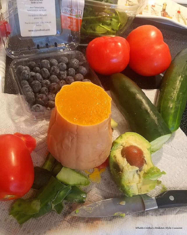 Butternut Squash Arugula Winter Raspberry Salad | What's Cookin ...