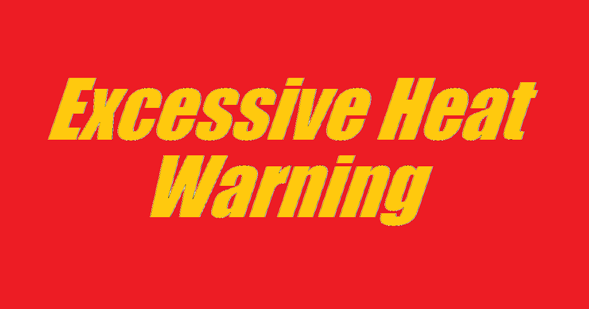 Weather Alert Excessive Heat Warning Issued For Thursday