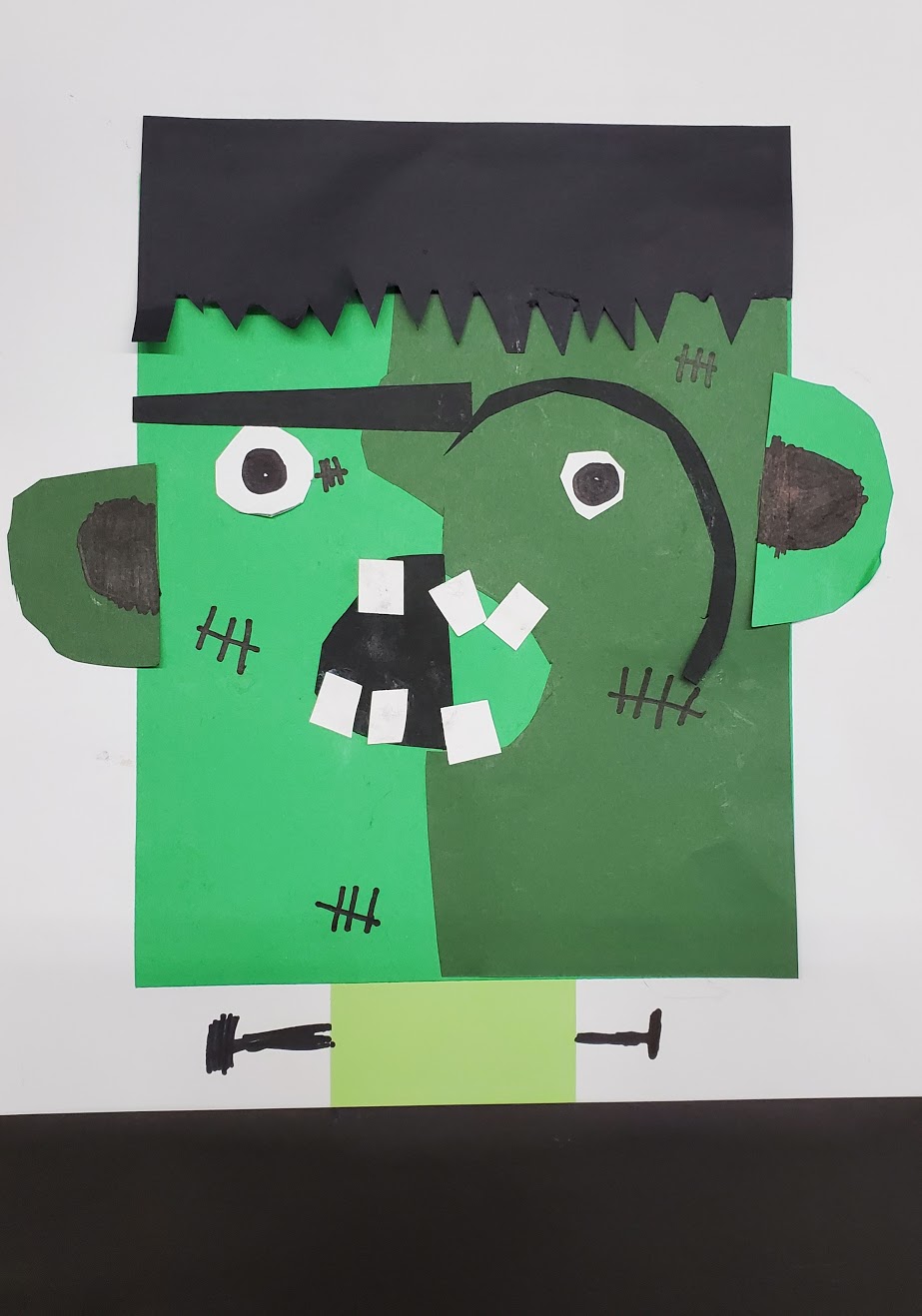 Crazy Busy Art Room: Frankenstein Inspired by Picasso