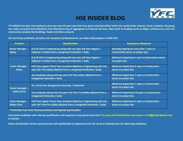 HSE Insider : ( 10 ) - HSE/EHS/SAFETY JOB VACANCIES/OPPORTUNITIES ...