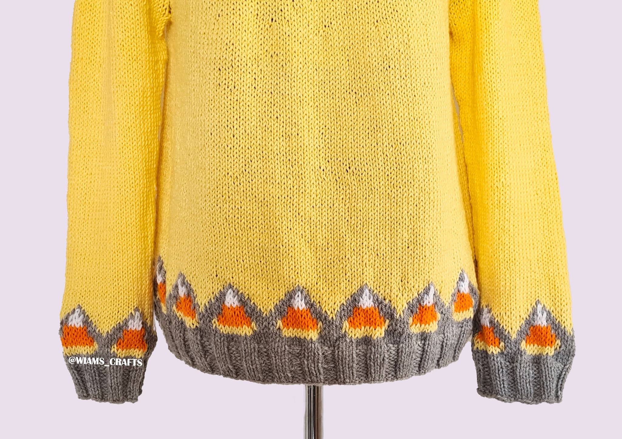 Candy Corn Sweater (Adult Size) ~ Wiam's Crafts