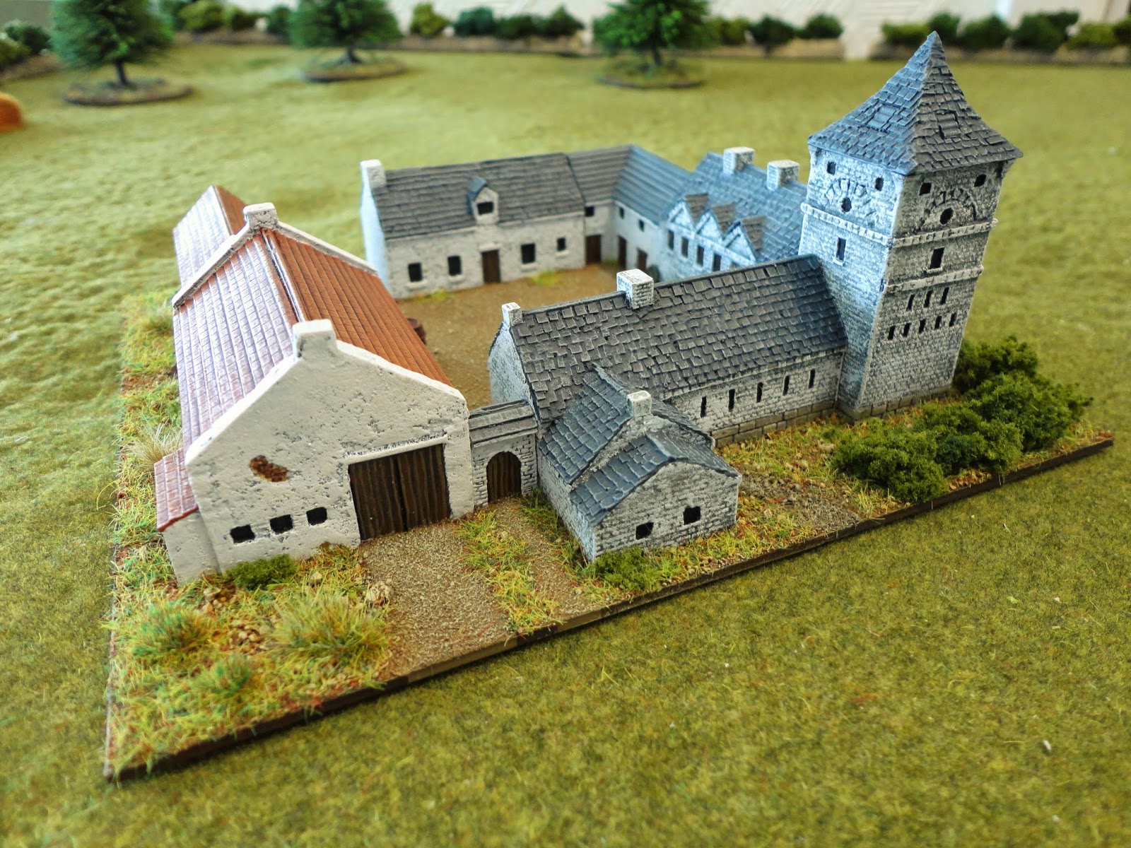 10/ 12mm WW2 and 6mm Napoleonic gaming: Waterloo buildings part 8 ...