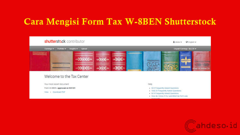 Cuma 1 Menit Begini Cara Mengisi Form Tax W 8BEN Shutterstock cuma-1-menit-begini-cara-mengisi-form-tax-w-8ben-shutterstock