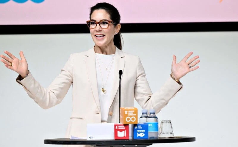 Crown Princess Mary attended the World Goals Conference 2021