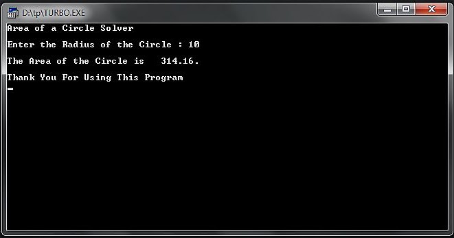 Free Programming Source Codes and Computer Programming Tutorials: Area ...