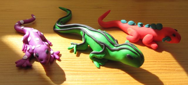 Creator's Joy: How to Make Fimo or Sculpey Polymer Clay Lizards