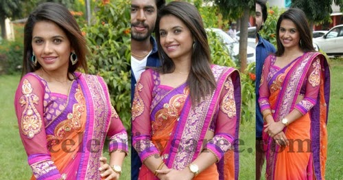 Pavitra Gowda Designer Saree - Saree Blouse Patterns