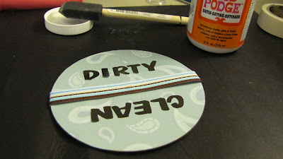 Adventures in DIY: Dishwasher Sign