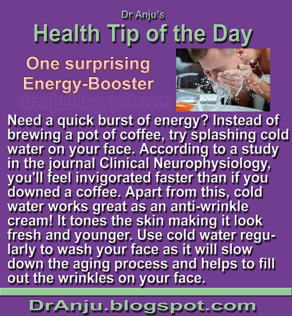 Dr. Anju's Health Tips: Health Tip of the Day - 30th September