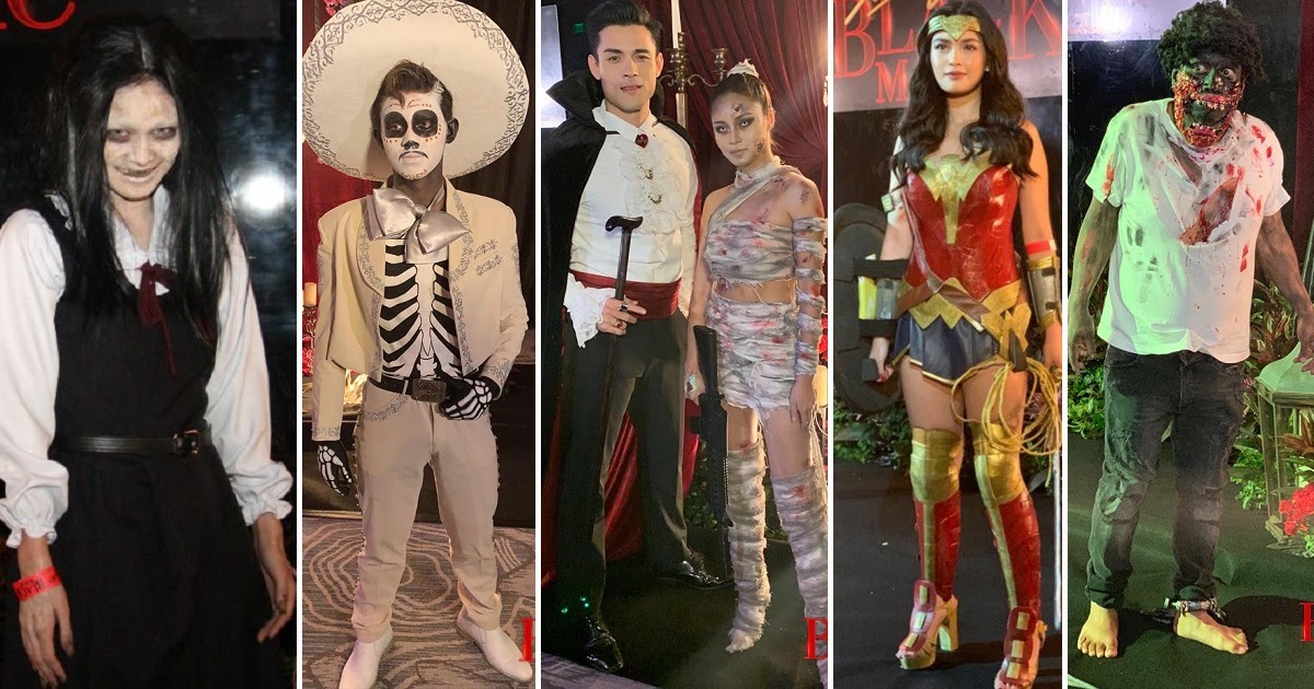PHOTOS: Stars in their coolest, scariest costume at Black Magic ...