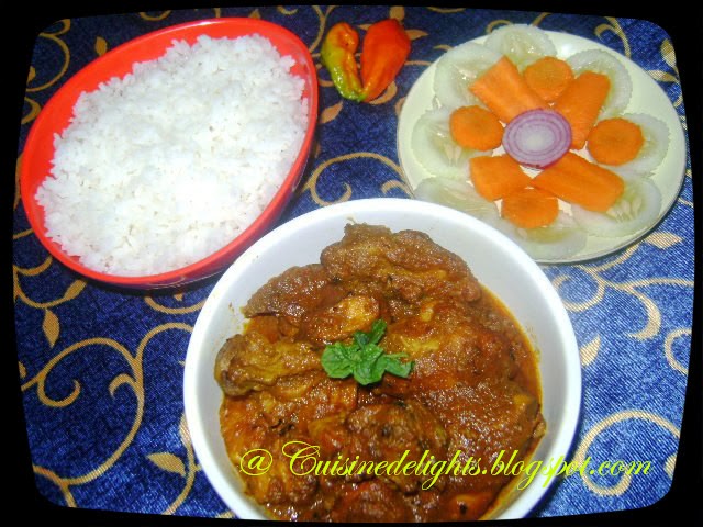 Bhut Jolokia Murg / Chicken with Assamese Chilli for CCC - Cuisine delights