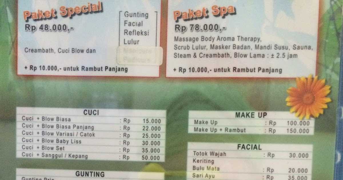 TanAsterP: PAKET SPA di ANNA SALON - Mangga Besar 30 July 2016