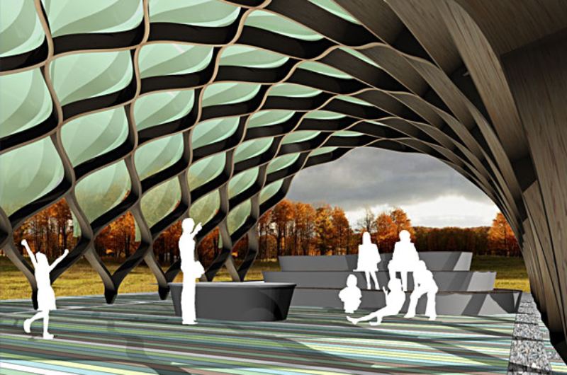 Architectural Design 8: Curvaceous Wood Pavilion - Studio Gang Architects