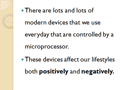 G10-chapter2: Microprocessor-controlled devices in the home