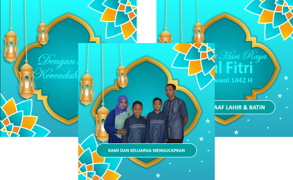 Free 5 Template Animasi Video Ucapan Idul Fitri 1442 H dan Cara Editnya ...