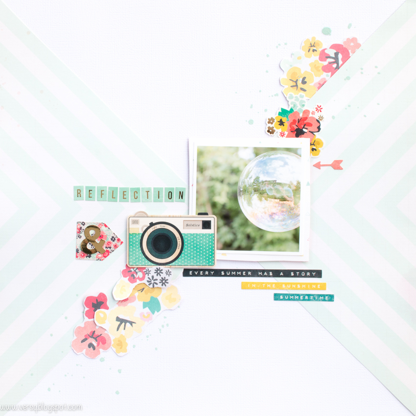 Reflection - with process video - V-tyylillä