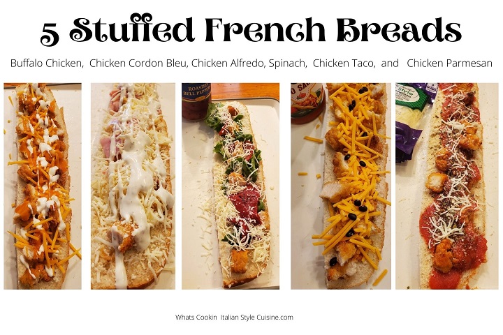 5 Stuffed French Breads | What's Cookin' Italian Style Cuisine