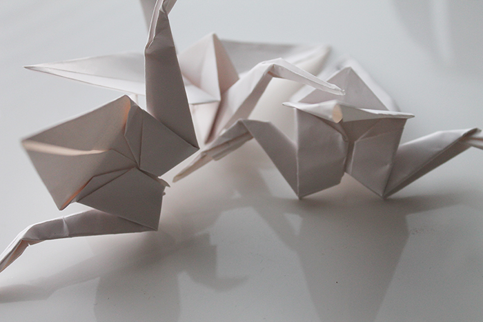 Madam B.C.: Origami-kurki (tutoriaali).