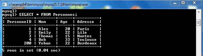 MySQL DELETE - WayToLearnX