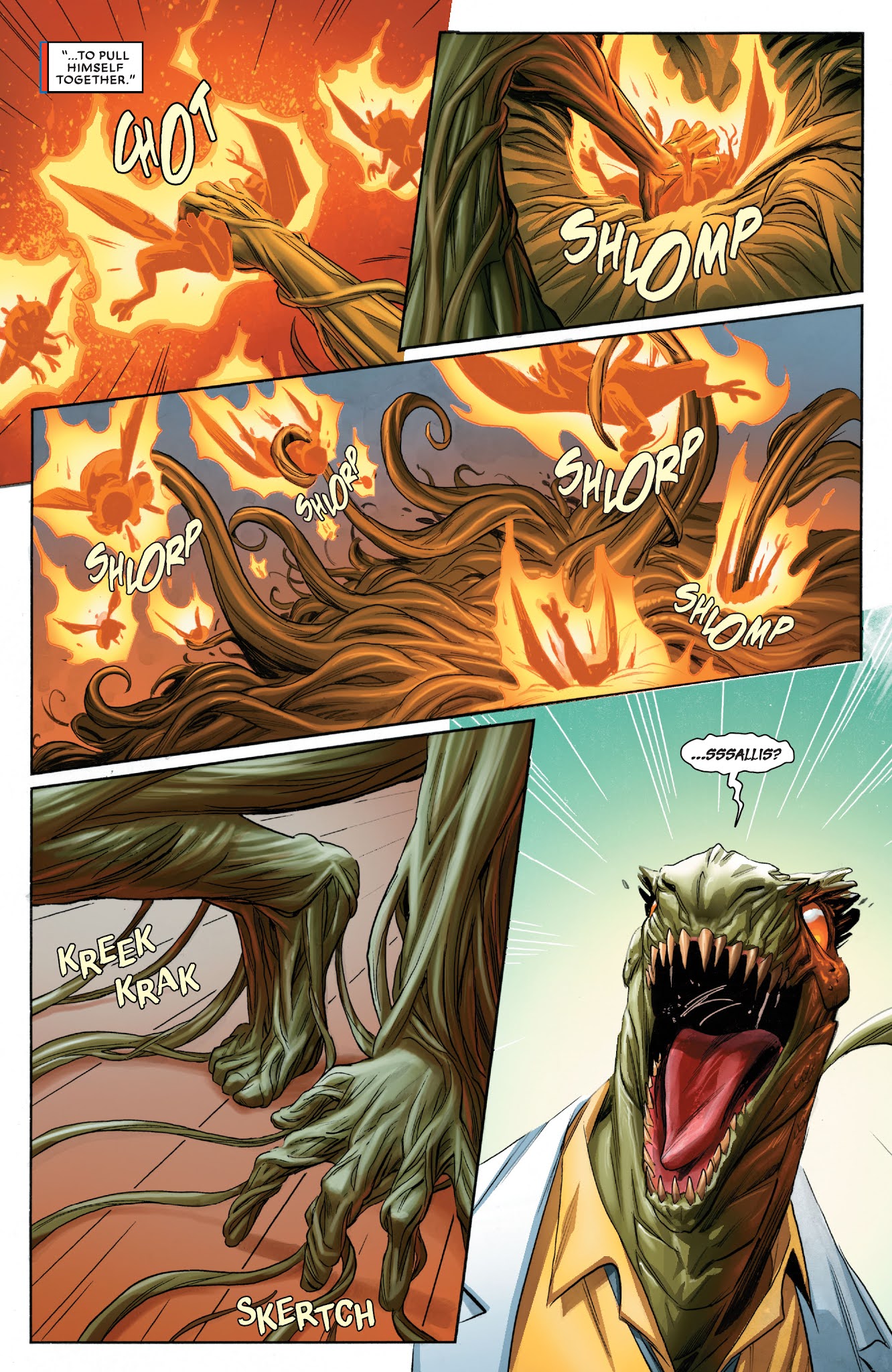 Male Transformations: Spider-Man: Curse of the Man-Thing (Lizard and ...