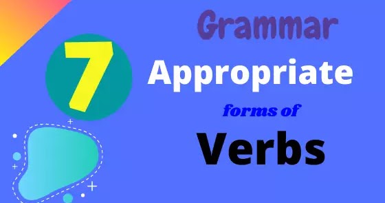 Appropriate forms of Verbs | Class 10 | Do As Directed | Extra Question ...