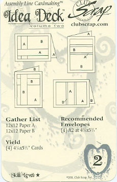 Club Scrap Creates: Assembly Line Cardmaking with Pattern Basics