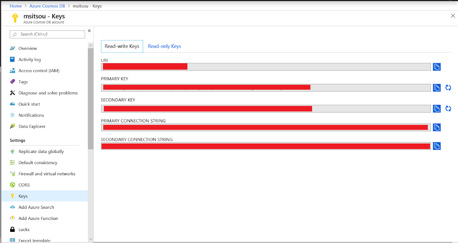 Accessing Azure Cosmosdb Database Using Nodejs And Express Rest Apis